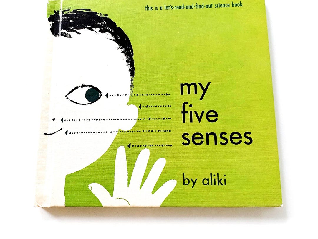 My Five Senses, Aliki, 1962, Vintage 1960s Children's Science Book - Etsy