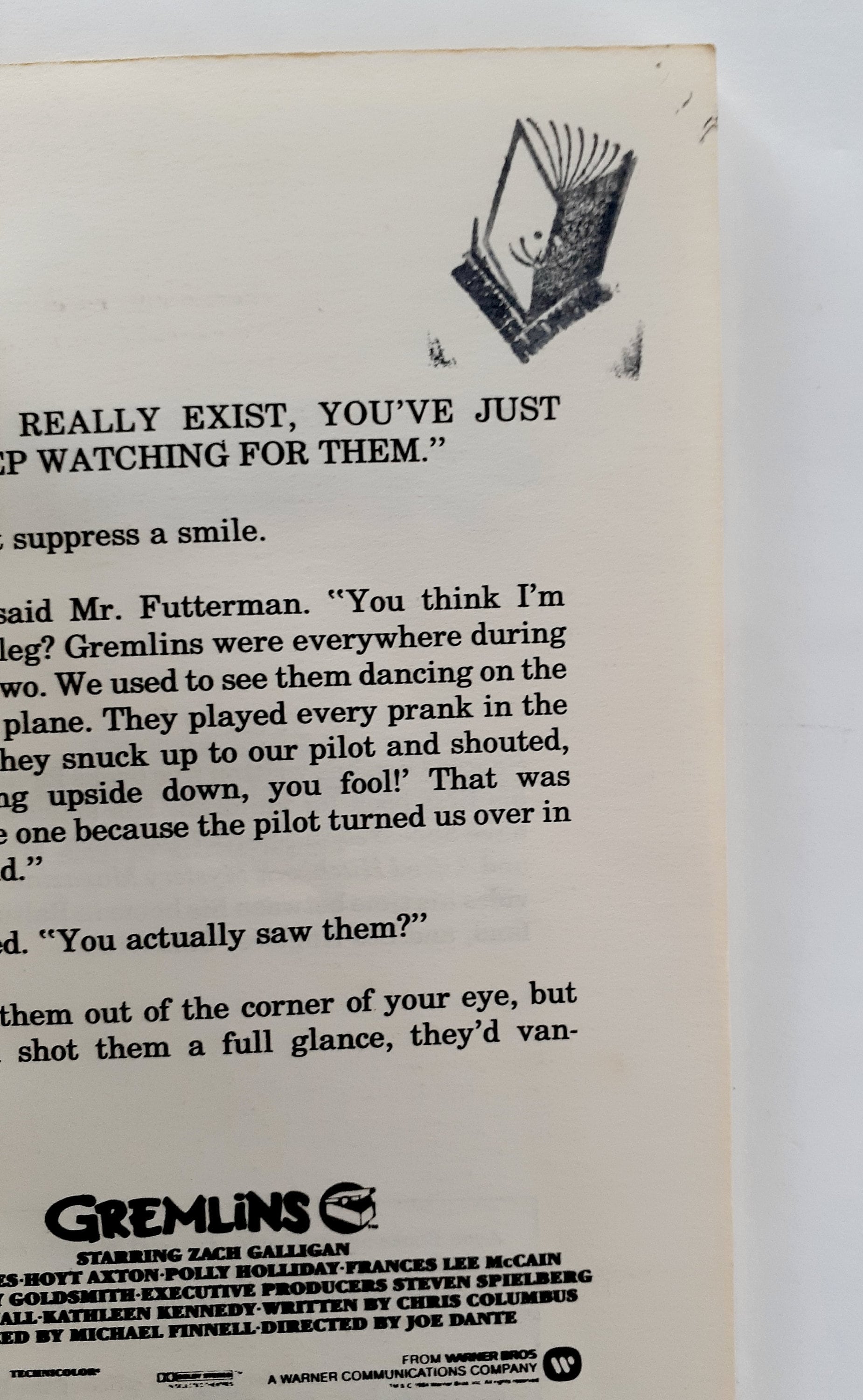 Steven Spielberg Presents Gremlins, 1984, Novelization, Vintage 80s ...