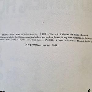 Drummer Hoff, Barbara and Ed Emberley, 1967, Vintage 1960s Children's ...