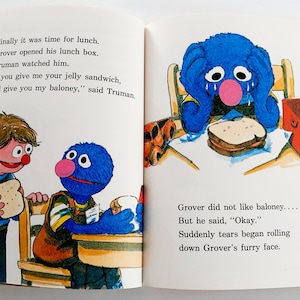 Grover Goes to School, Dan Elliott, 1982, Vintage Sesame Street, 80s ...