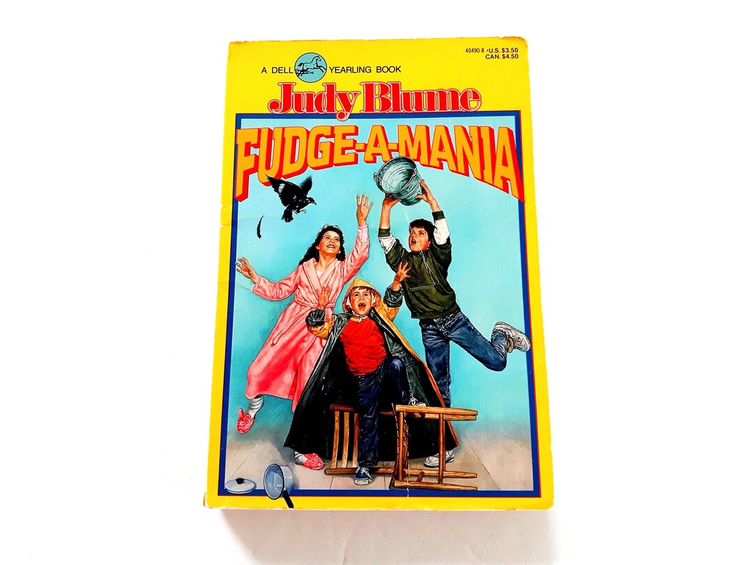 Fudge A Mania, Judy Blume, 1990, Vintage Kids Book - Etsy