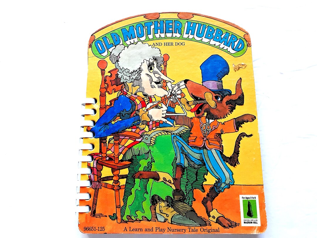 Old Mother Hubbard and Her Dog, Joseph R Veno, 1968, Vintage 60s ...