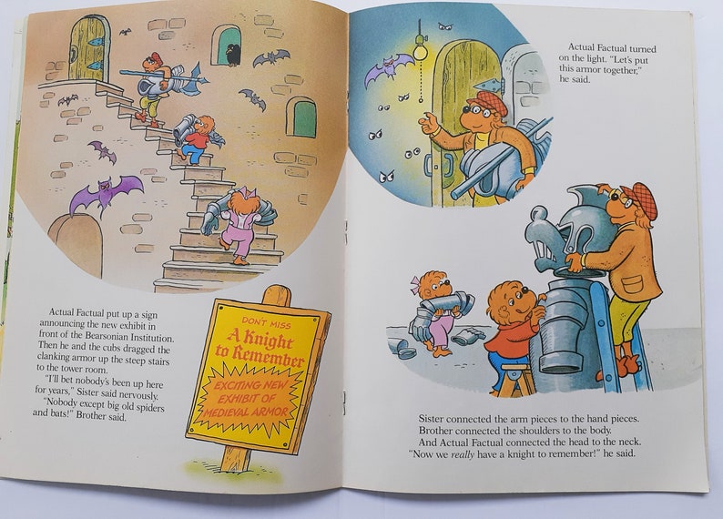 The Berenstain Bears' Knight to Remember, 1986, Vintage 80s Kids Book ...