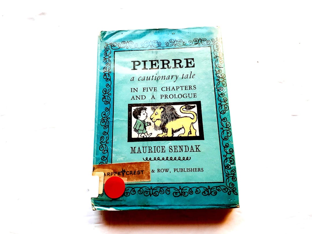 Pierre A Cautionary Tale, Maurice Sendak, 1962, Vintage Kids Book - Etsy