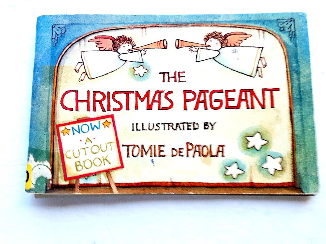 The Christmas Pageant, Tomie Depaola, 1981, Vintage Kids Cutout Book ...