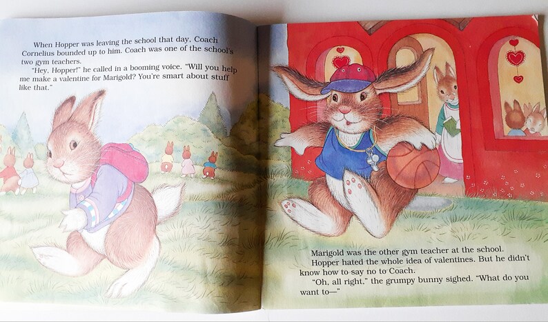 I Love You Grumpy Bunny, Justine Korman, 1997, Vintage 90s Kids Book ...