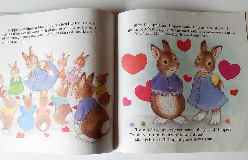 I Love You Grumpy Bunny, Justine Korman, 1997, Vintage 90s Kids Book ...