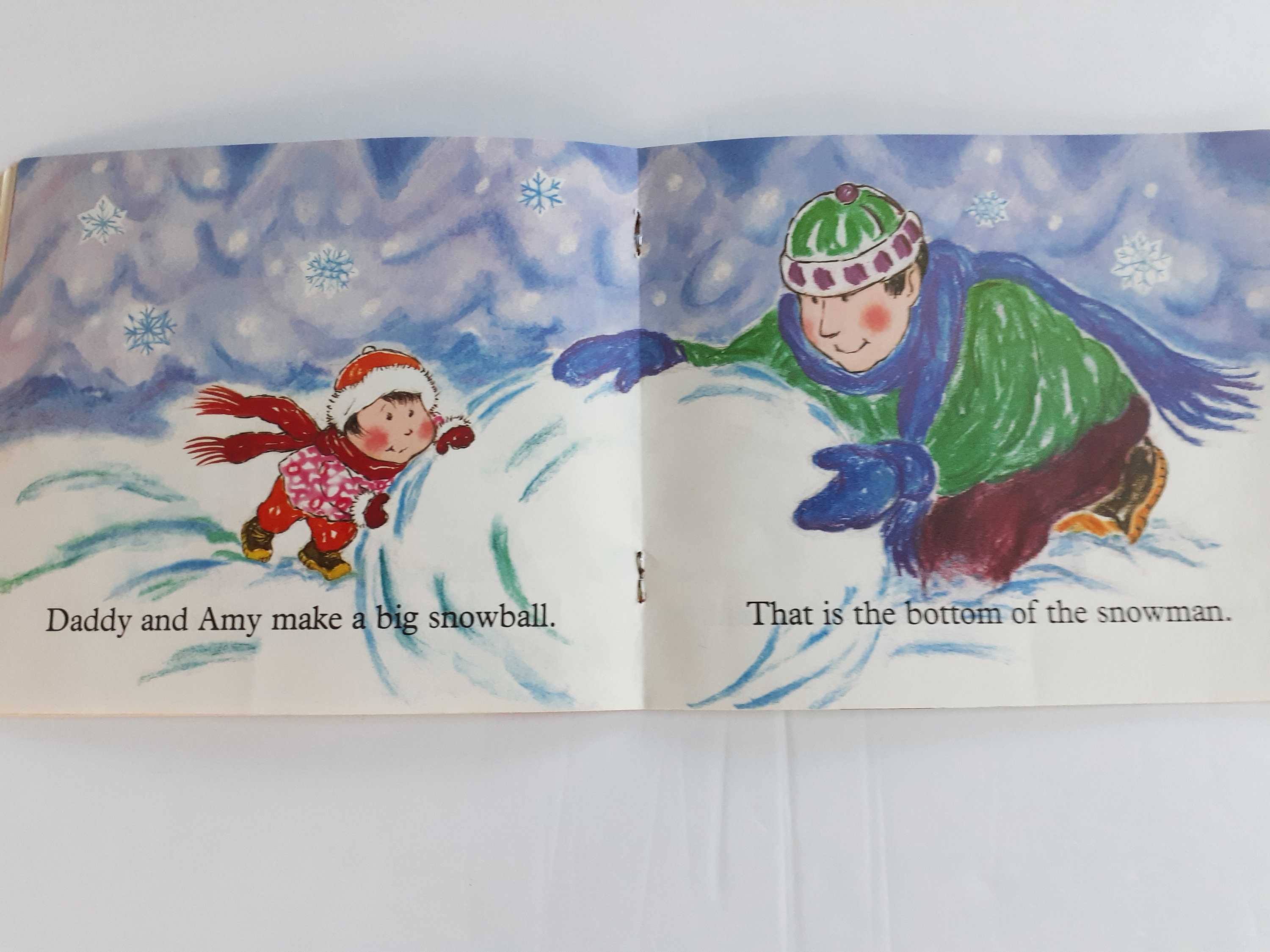 Amy Loves the Snow, Julia Hoban, Vintage Children’s Book, 1980s, 1989 ...
