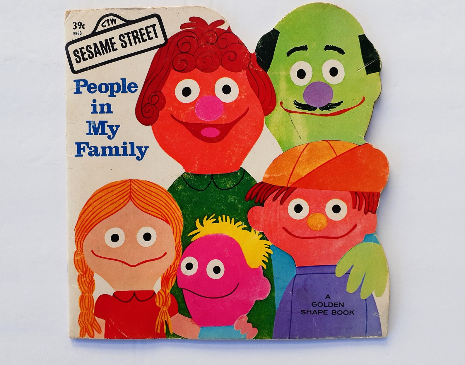 Sesame Street, People in My Family, 1971, Vintage 1970s Golden Shape ...