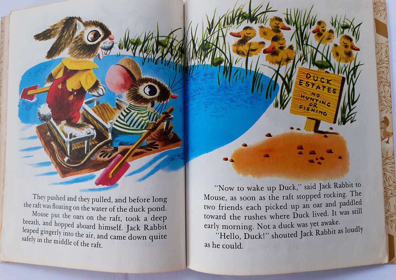 Duck and His Friends, Kathryn and Byron Jackson, Richard Scarry, 1949, Vintage Little Golden ...