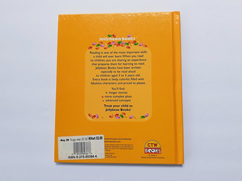 Sesame Street, the Bunny Hop, 2000, Vintage Y2K Kids Book, Elmo, Easter ...