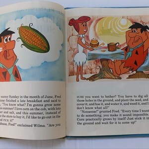 The Flintstones, Fred Flintstone's Surprising Corn, 1983, Vintage 80s ...
