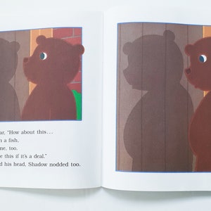 Bear Shadow, Frank Asch, 1985, Vintage Kids Book, Scholastic, 1990 - Etsy