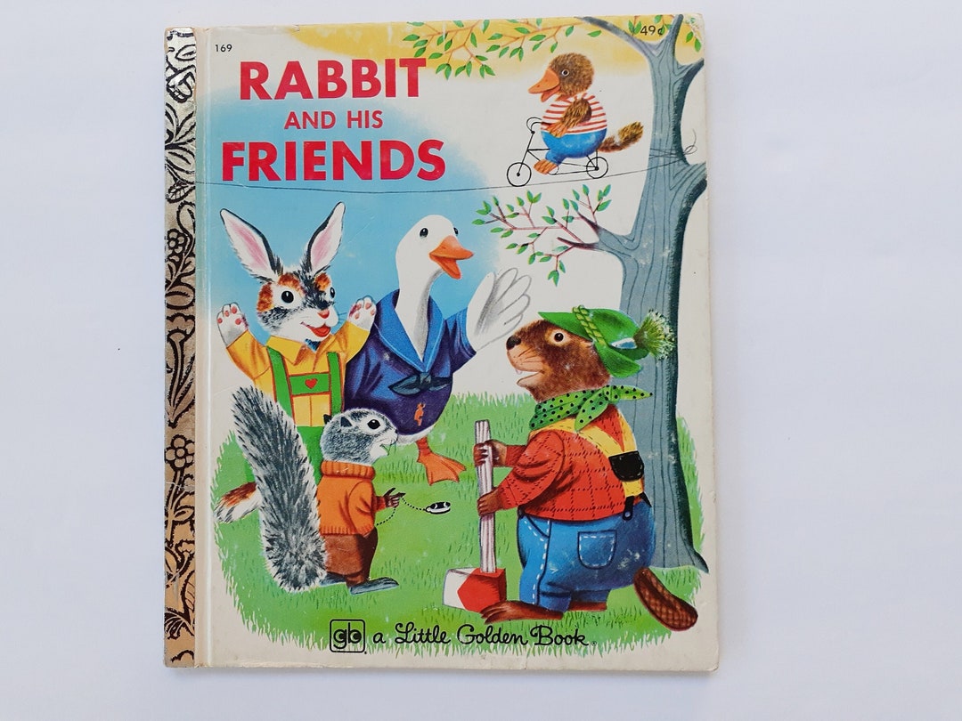 Rabbit and His Friends, Richard Scarry, 1953, Vintage Children's Little ...
