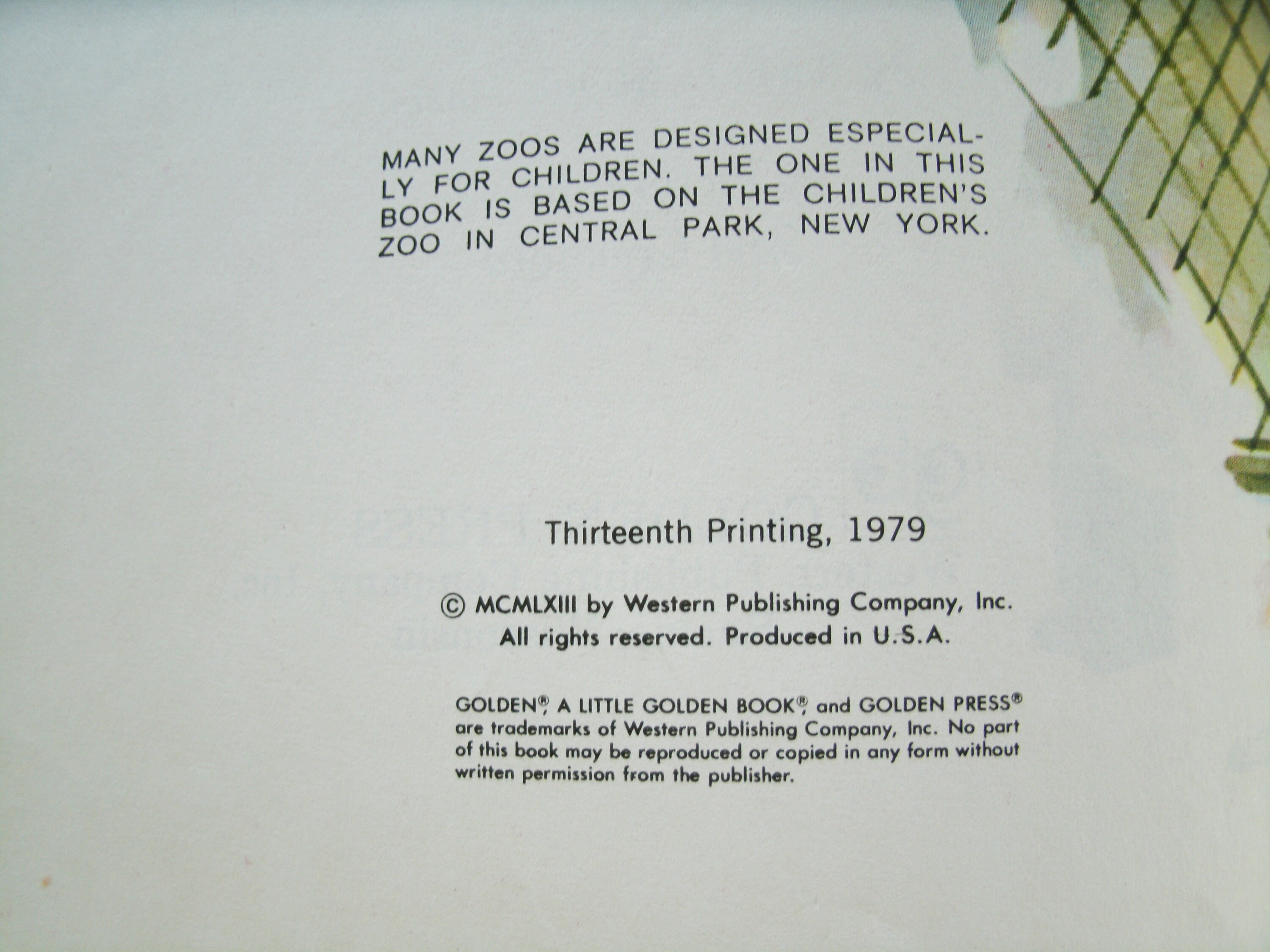 A Visit to the Children's Zoo, Barbara Shook Hazen, 1979, Vintage ...