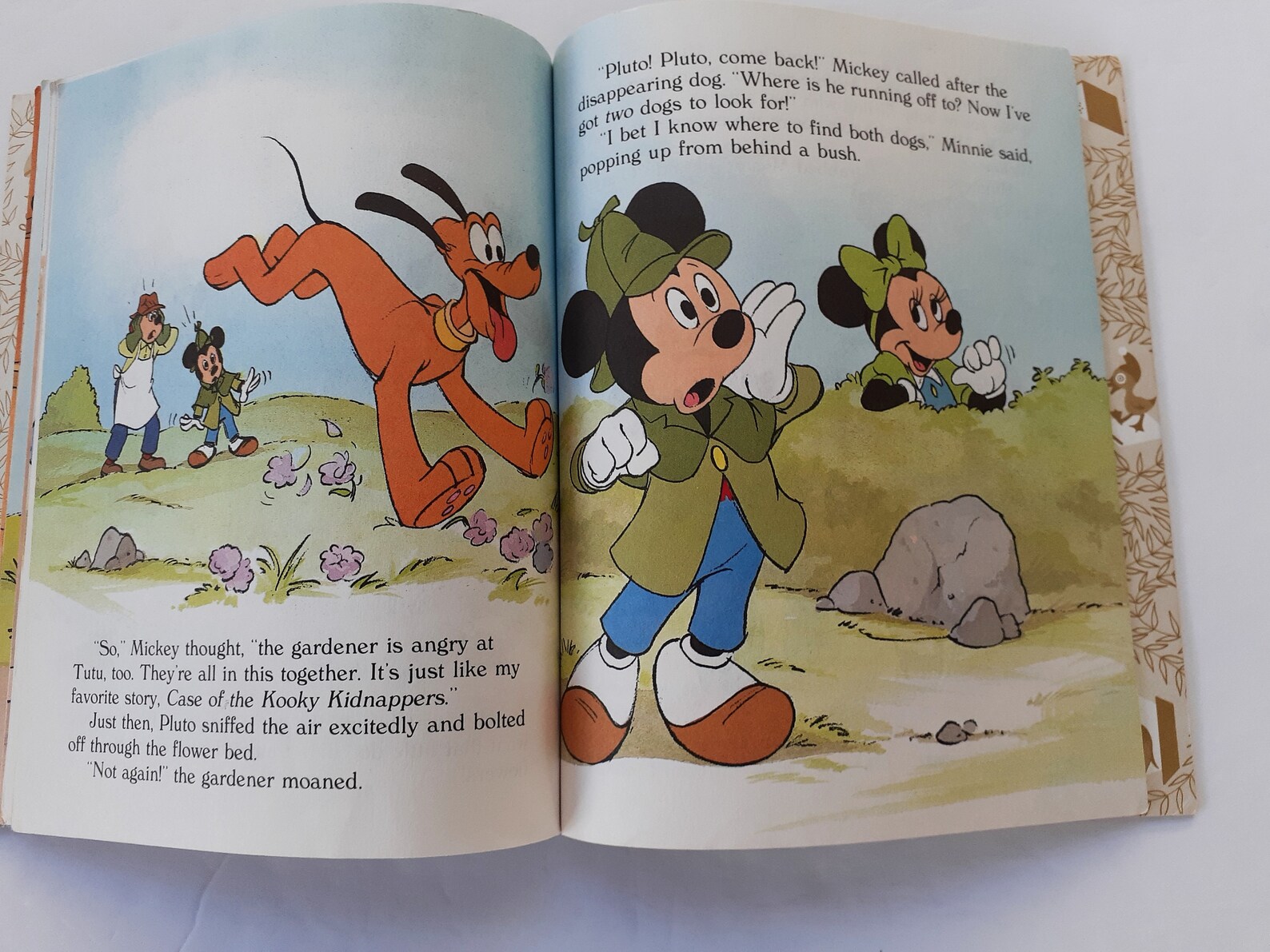 Vintage Walt Disney Detective Mickey Mouse Little Golden - Etsy