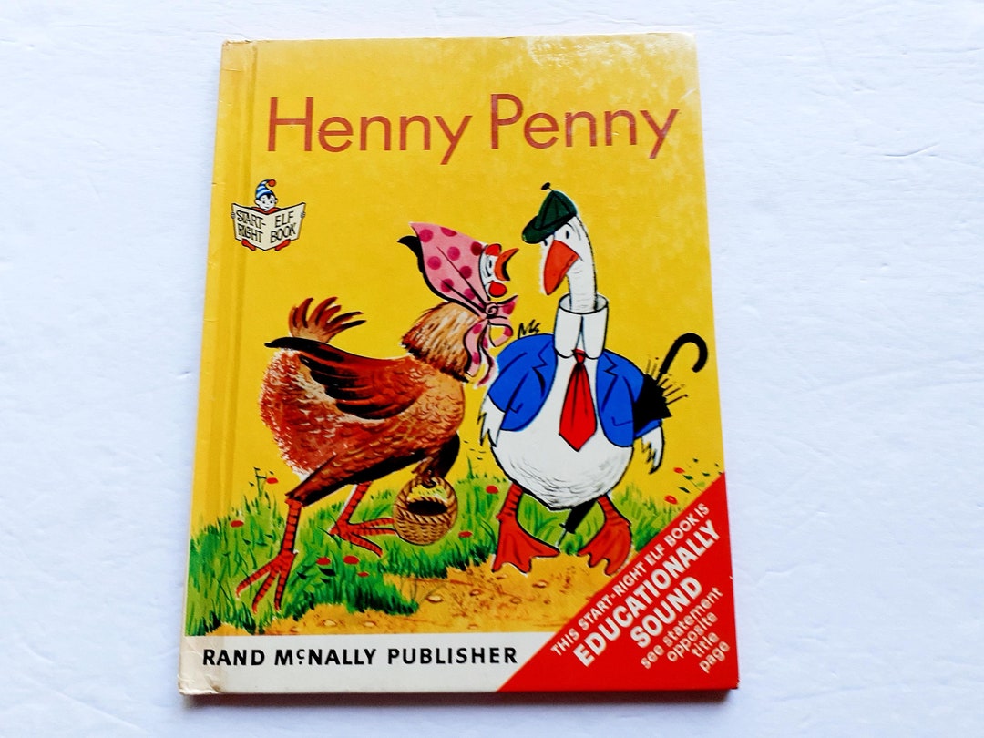 Henny Penny, Wallace C. Wadsworth, 1966, Vintage Children's Book, Start ...