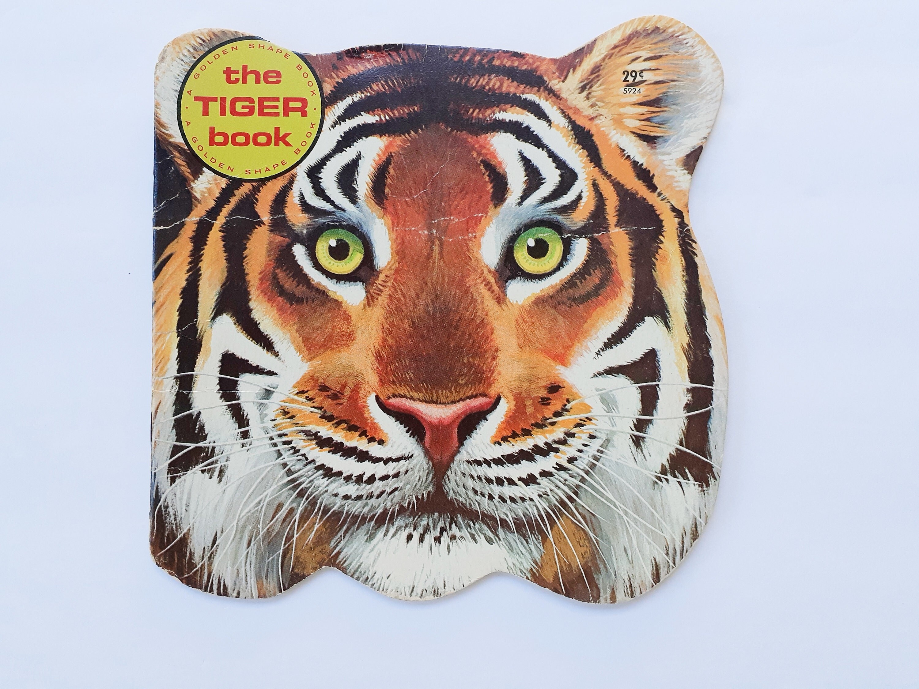 The Tiger Book, Jan Pfloog, 1965, Vintage Golden Shape, 1960s, Children ...