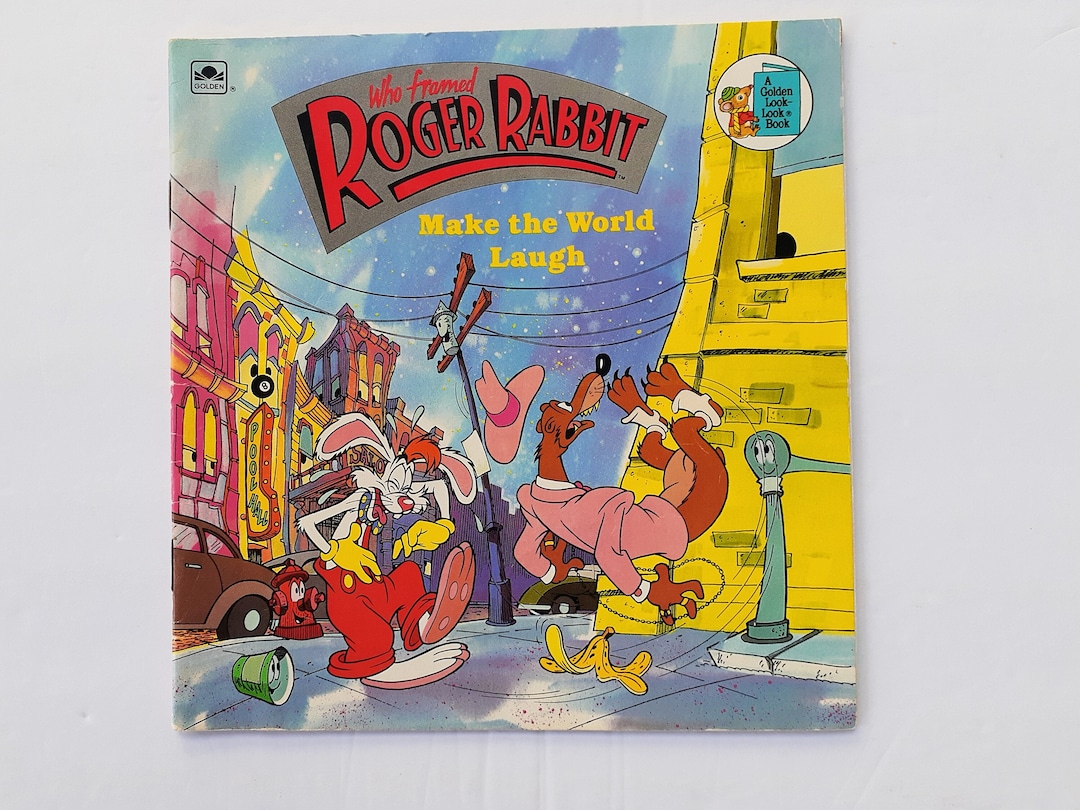 Who Framed Roger Rabbit, Make the World Laugh, 1988, Vintage 80s Kids ...
