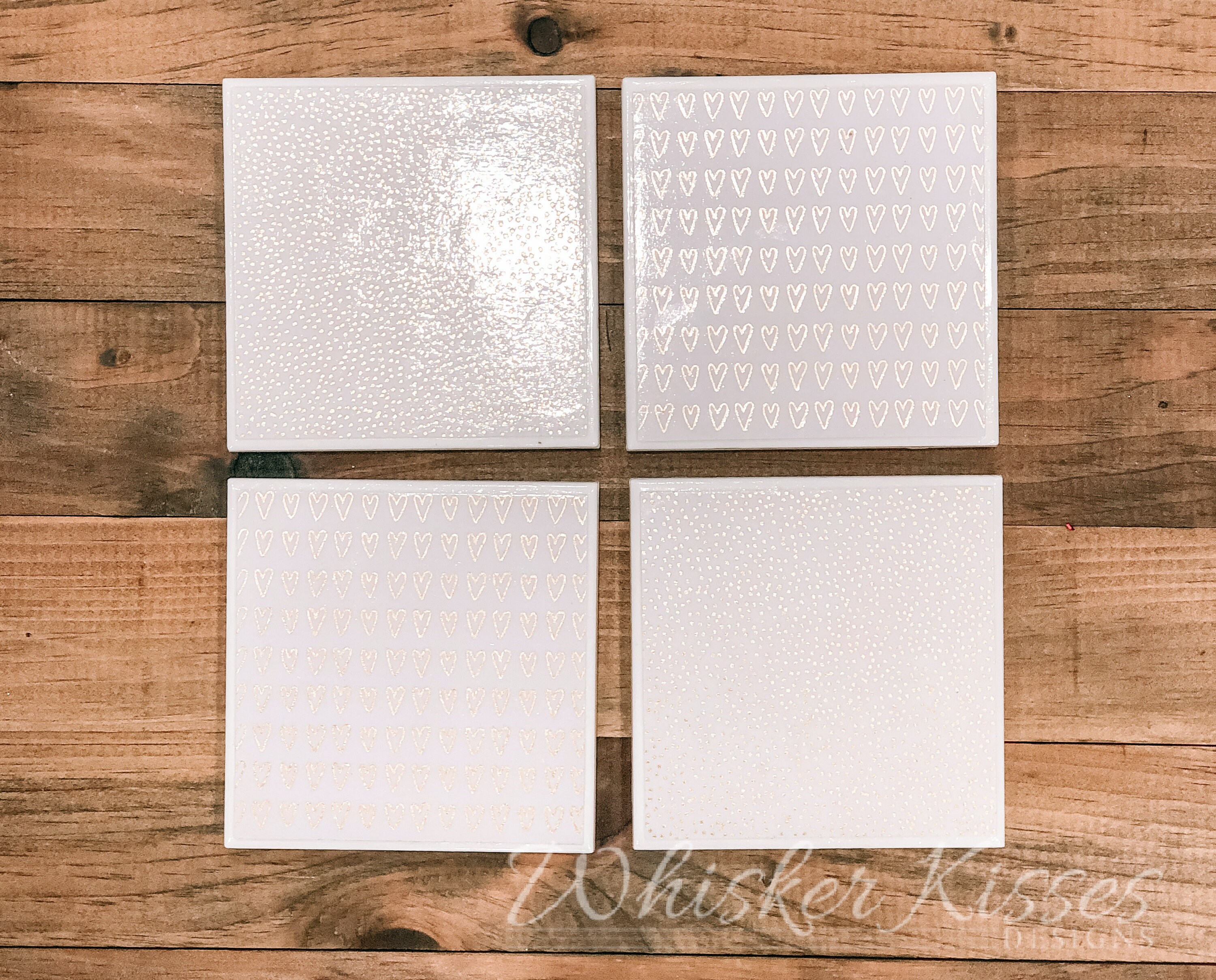 Ceramic Coasters With Gold Detail Square Coasters House - Etsy