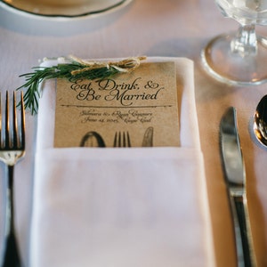 Rustic Wedding Reception Menu, Outdoor, Country Wedding Menu, Rustic ...