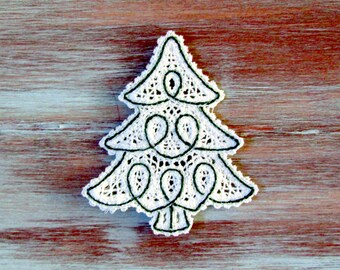 Lace christmas tree | Etsy