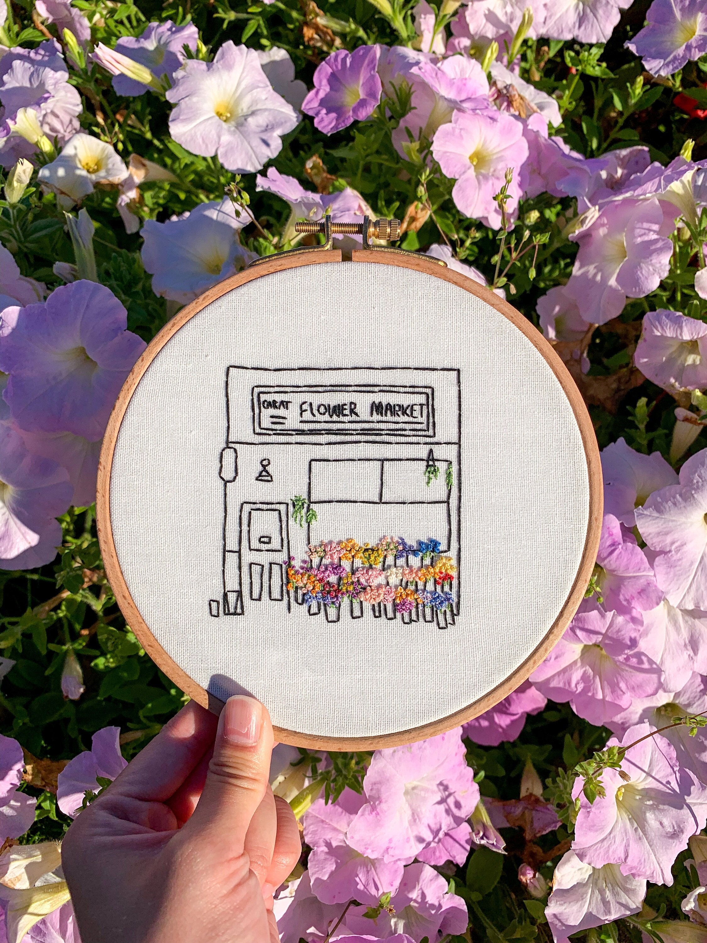 SVT Carat Flower Market PDF Pattern Only K-pop Embroidery - Etsy