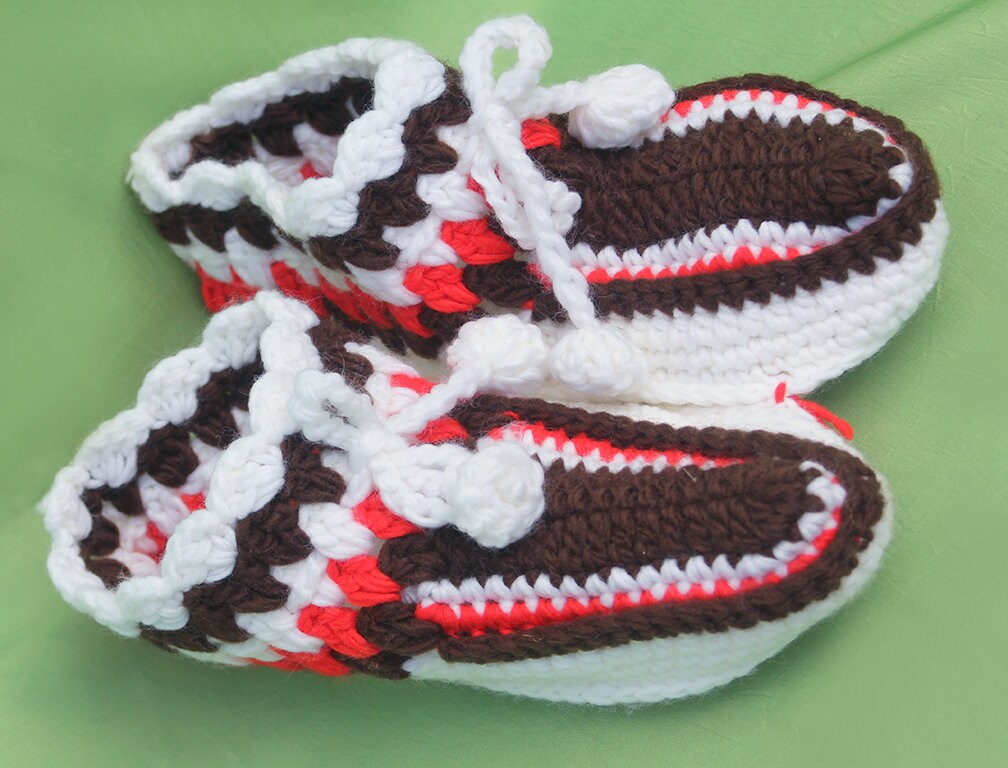 Women's Vintage Deadstock 70's in Original Wrapper Red Brown White ...