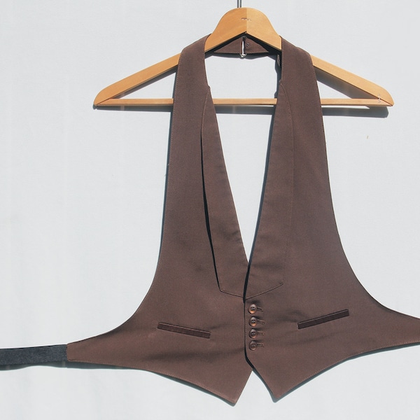 Brown Vest Costume - Etsy
