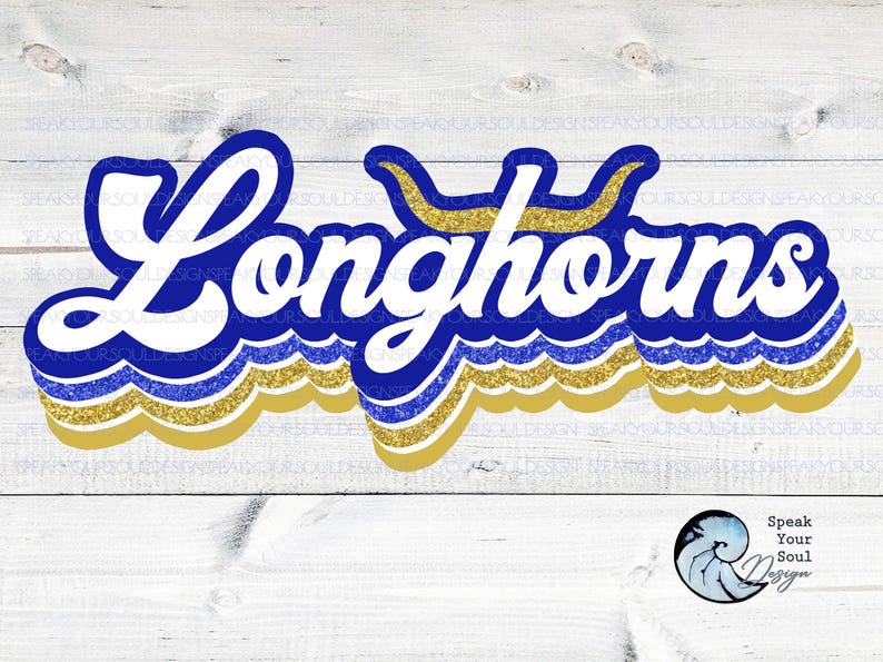 Longhorns Team Colors, Blue and Gold, Sports Jerseys, School Spirit ...