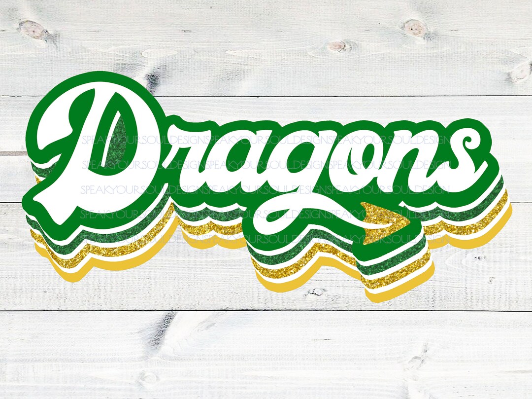 Dragons Team Colors, Green and Gold, Sports Jerseys, School Spirit ...