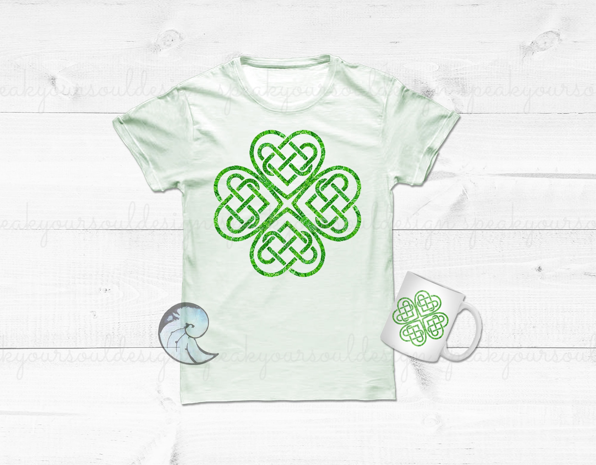 Celtic Knot Shamrock Vector