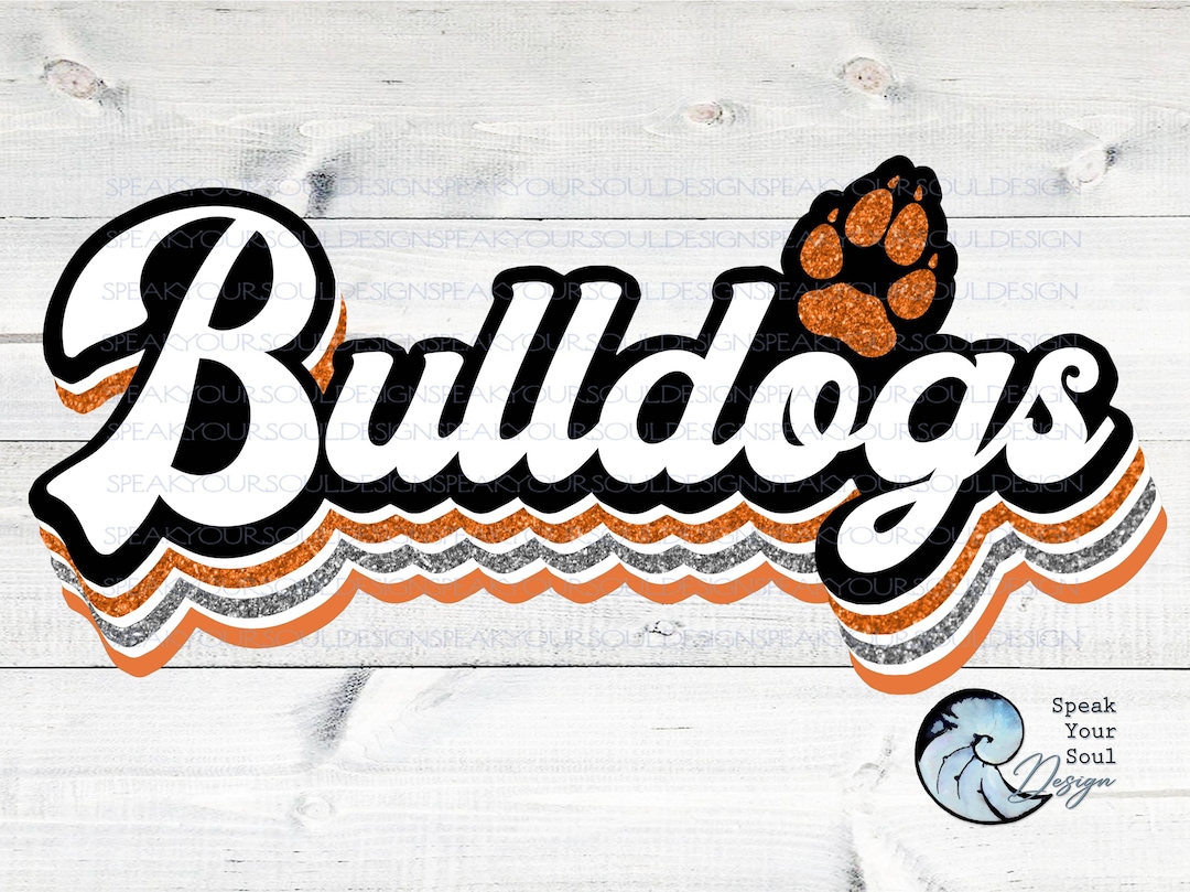 Bulldogs Team Colors, Black and Orange, Sports Jerseys, School Spirit ...