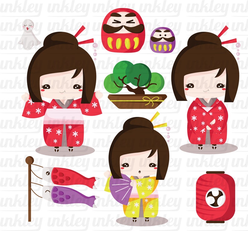 Japan Tradition Clipart Country and Culture Clip Art | Etsy