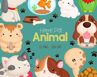 Cute Pet Clipart | Etsy