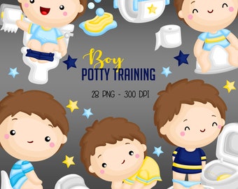 Potty Training Boy | Etsy