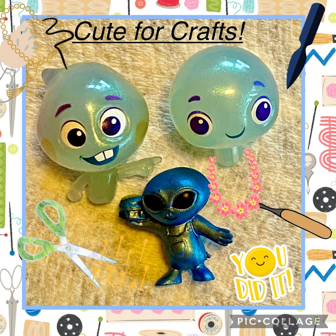 Pixar and Alien Mini Craft Figures to Make Jewelry or Any Creative ...