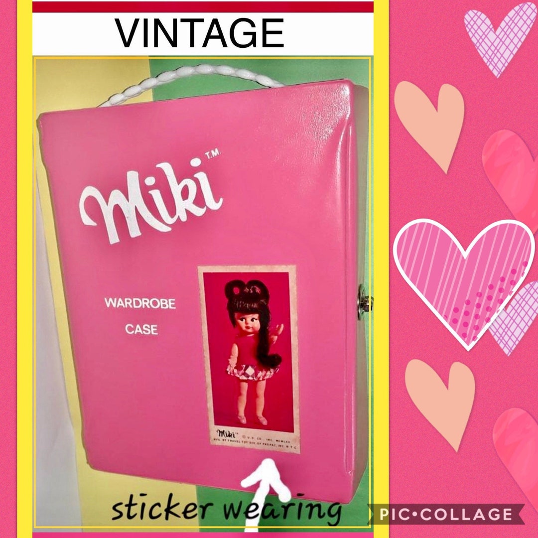 Vintage Wardrobe for Uneeda “MIKI” or Any Small Doll - Vinyl Case to ...