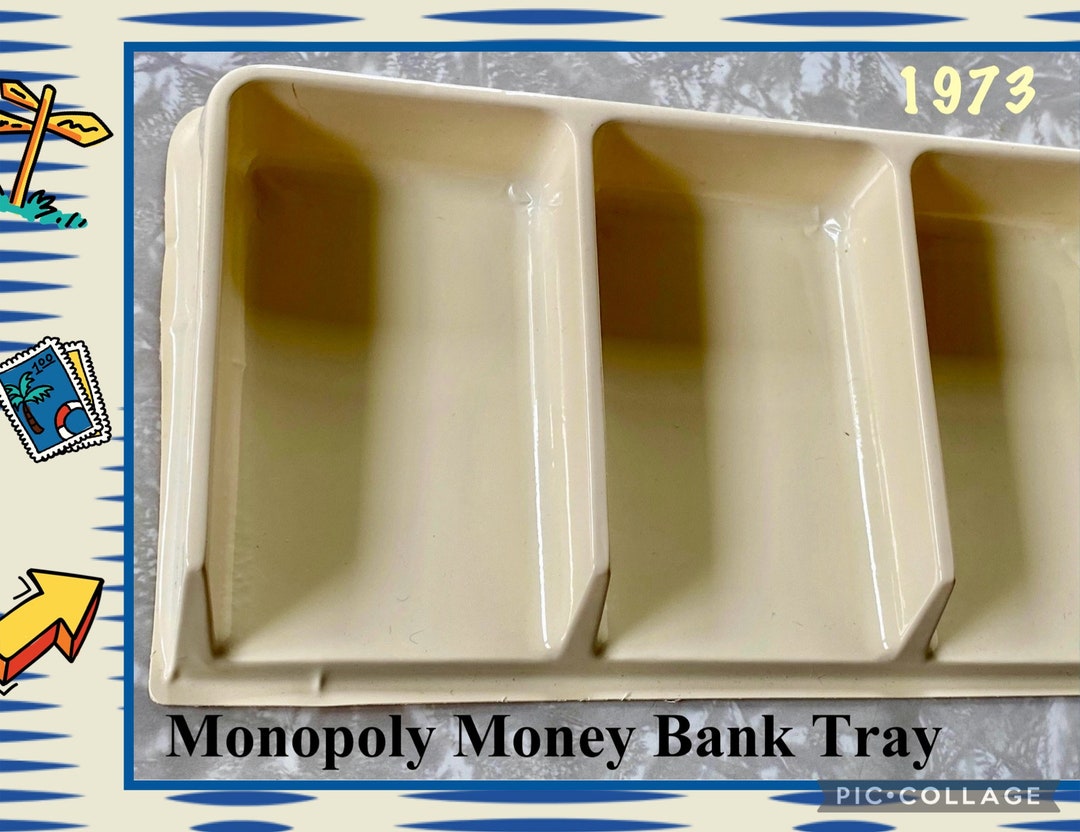 Monopoly Game Bank Money Tray ~ Vintage - Etsy