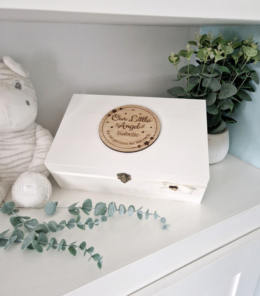 Baby Loss Keepsake Box, Personalised Miscarriage Memory Box, Angel Baby ...