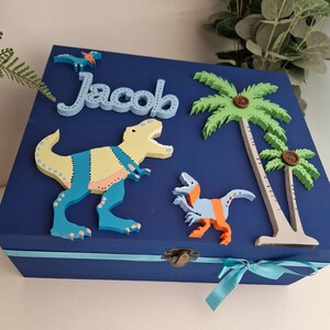 Dinosaur Keepsake Memory Box, Jurassic Dino Box, Childrens Memory Box ...