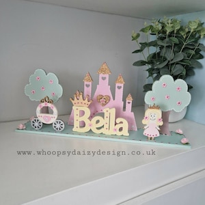 Fairytale Princess Childrens Name Sign, Girls Bedroom Sign, Little ...