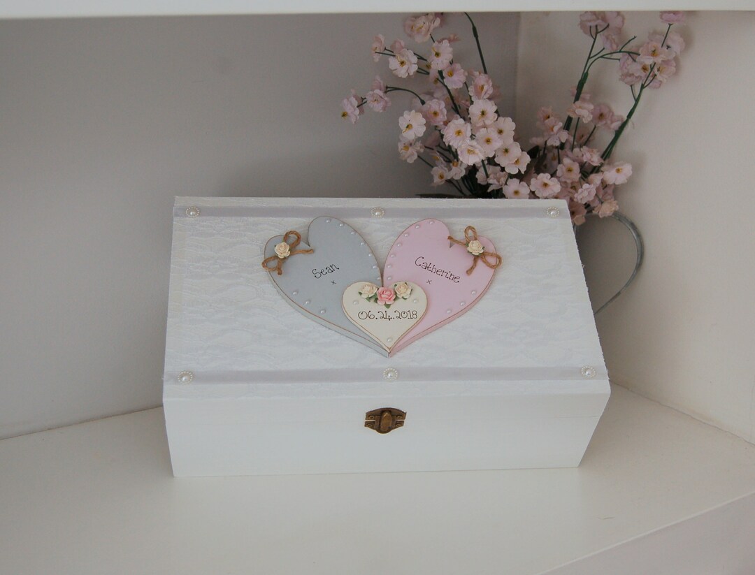Personalised Wedding Gift, Wooden Keepsake Box, Wedding Memory Box ...