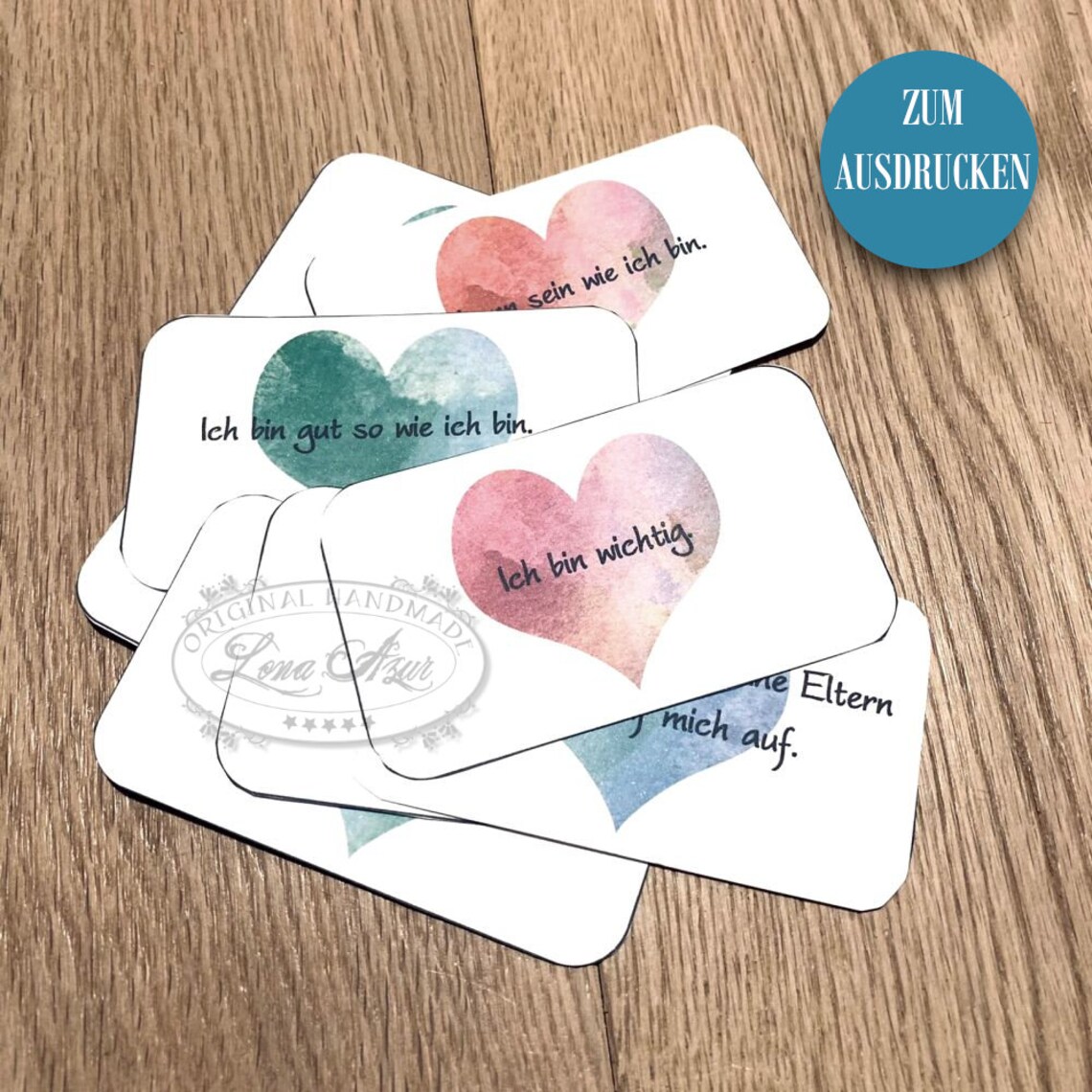 Lucky Child Cards Motivation for Kids Affirmation Download Child Son ...