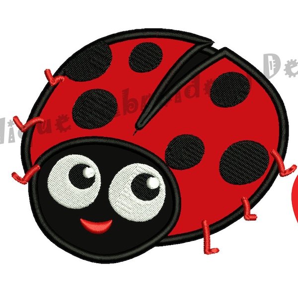Ladybug Applique - Etsy