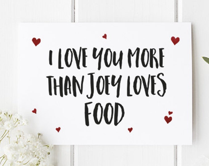 Friends TV Show Card for Valentine's Day / Greeting Card / | Etsy