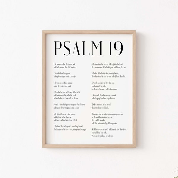 Psalm 19 14 - Etsy