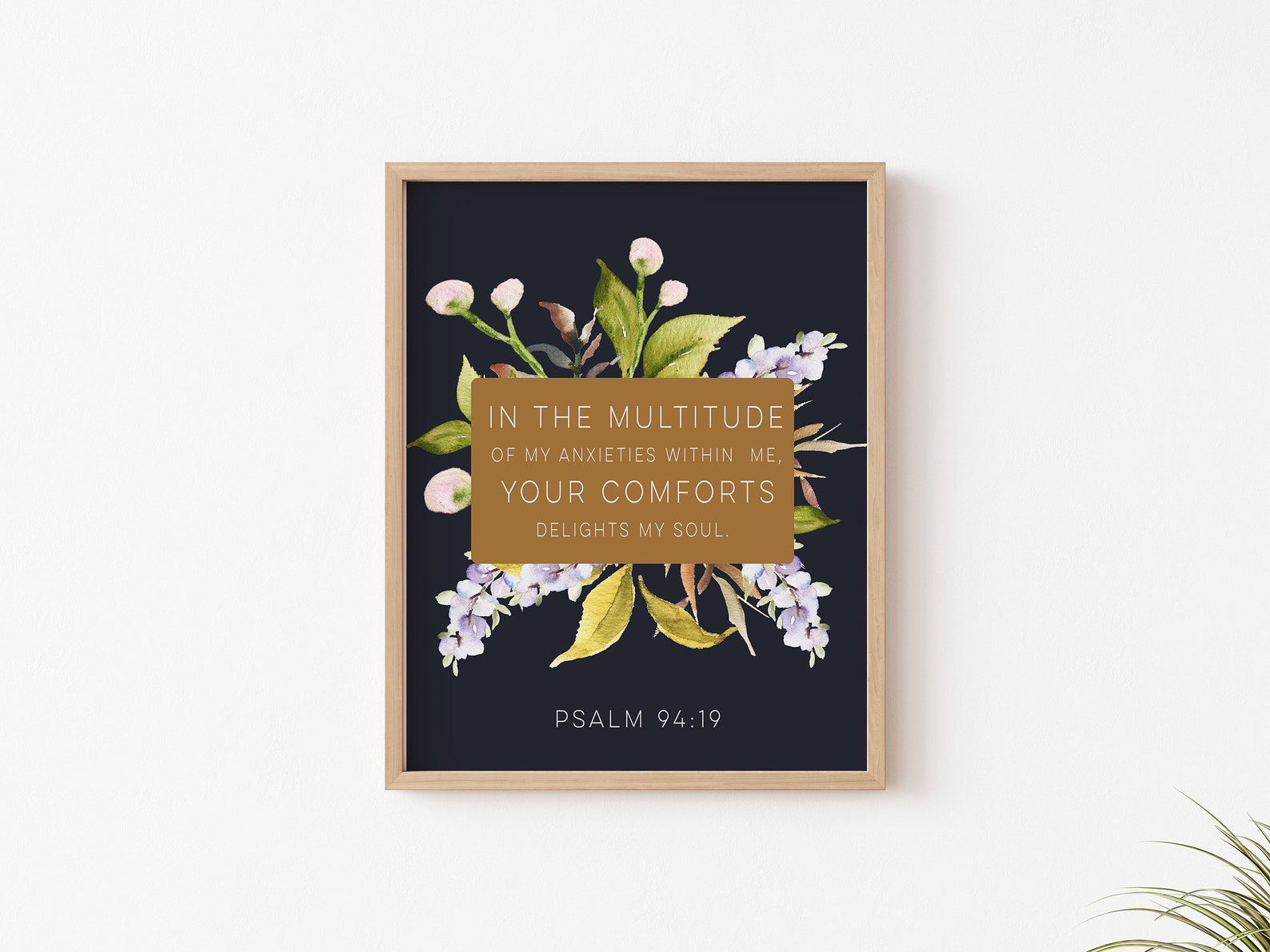 Psalm 94:14 Printable Bible Verse Wall Print Psalm 94 Digital - Etsy