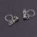20pcs Invisible Clip on Earring Converter, Resin Earring Clip, No ...