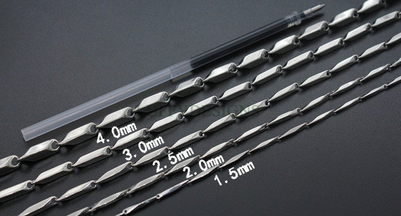 2pcs Finished Diamond Chains Melon Chain Necklace 18k Gold | Etsy